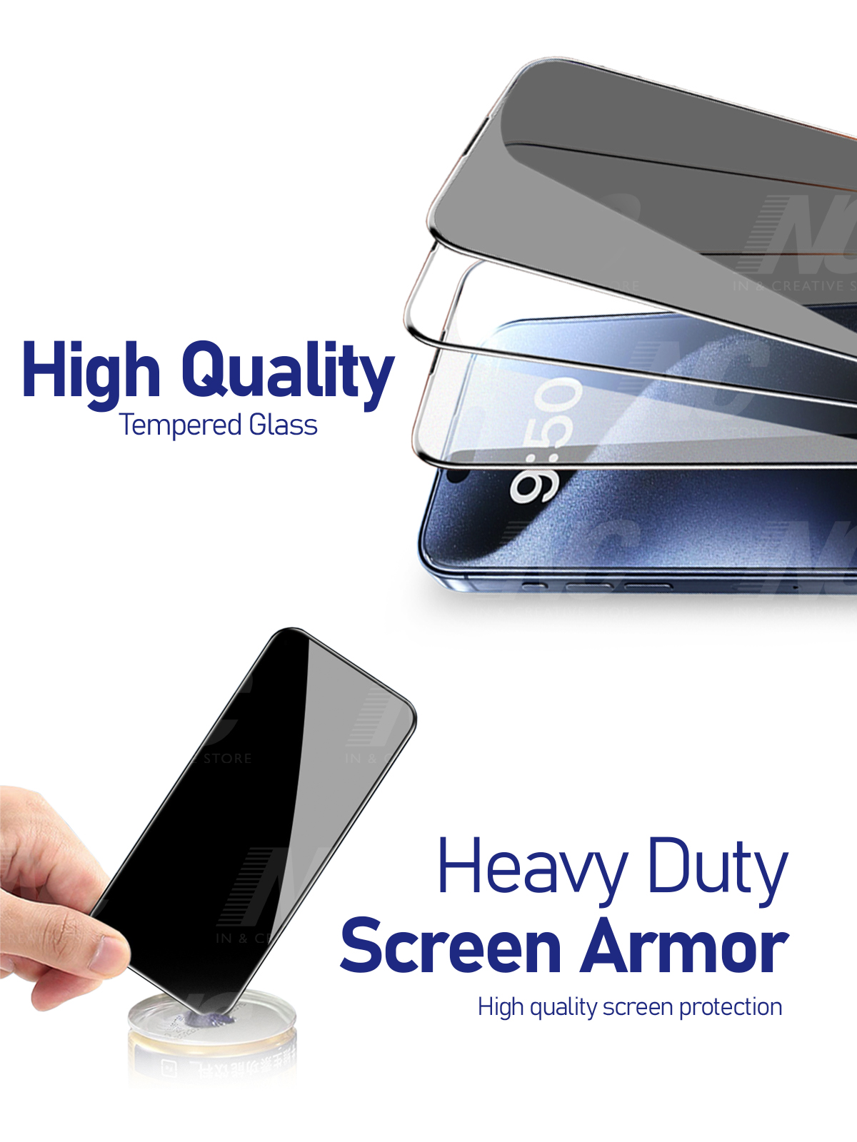 9H Tempered Glass Screen Protector for iPhone Series – Anti-Scratch ...