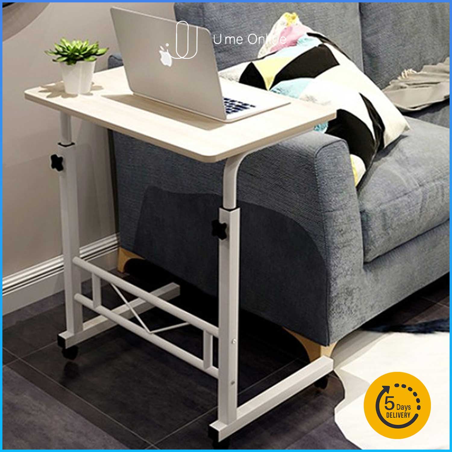 U.me Ready Stock Height Adjustable Table Room Portable Notebook Laptop ...