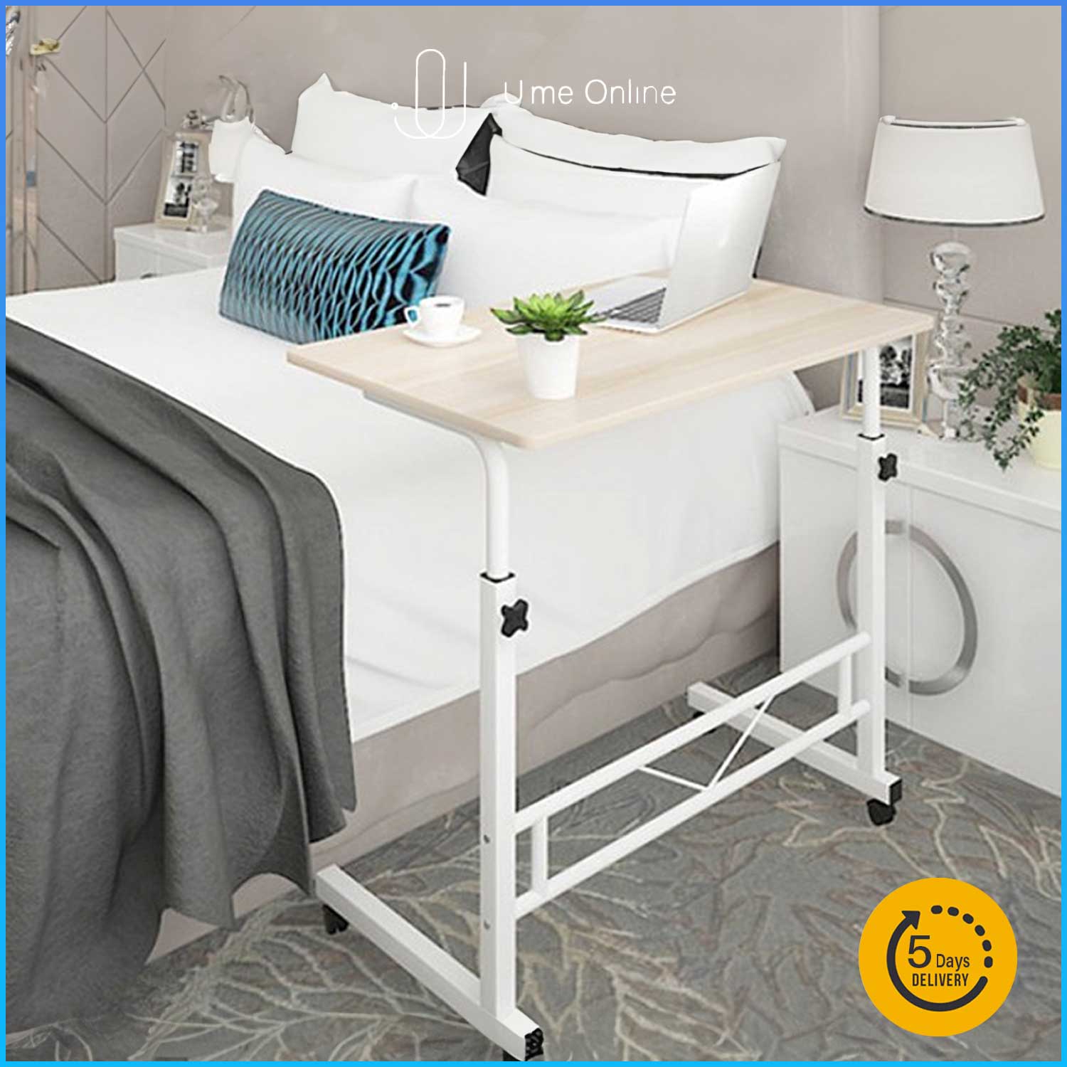 U.me Ready Stock Height Adjustable Table Room Portable Notebook Laptop ...