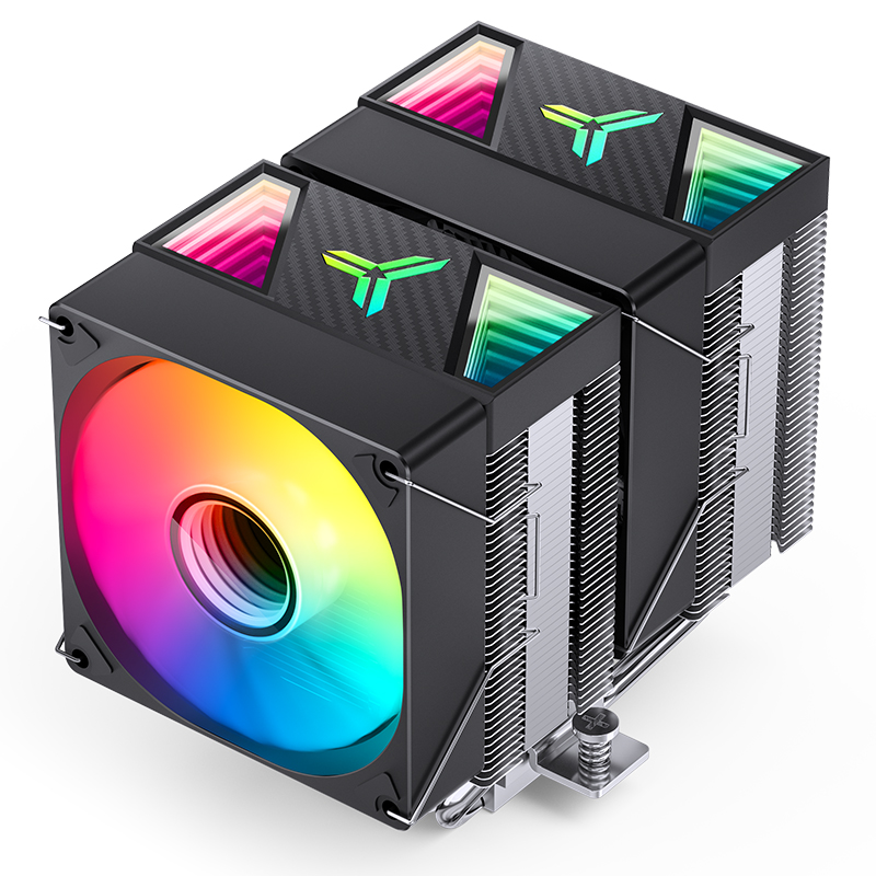 Jonsbo CR1400 DV2 ARGB Black / White Performance 9cm Fan Dual Tower Cpu ...