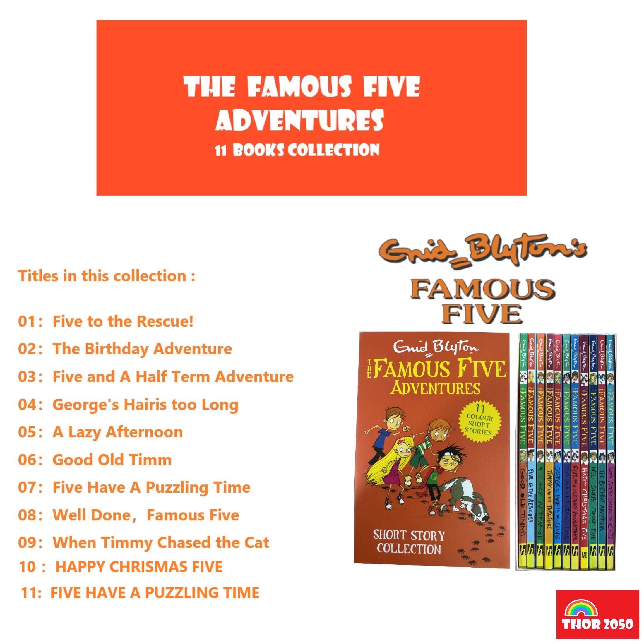 【The Famous Five Adventures】【11 books 】🔥🔥 The Famous Five Adventures ...