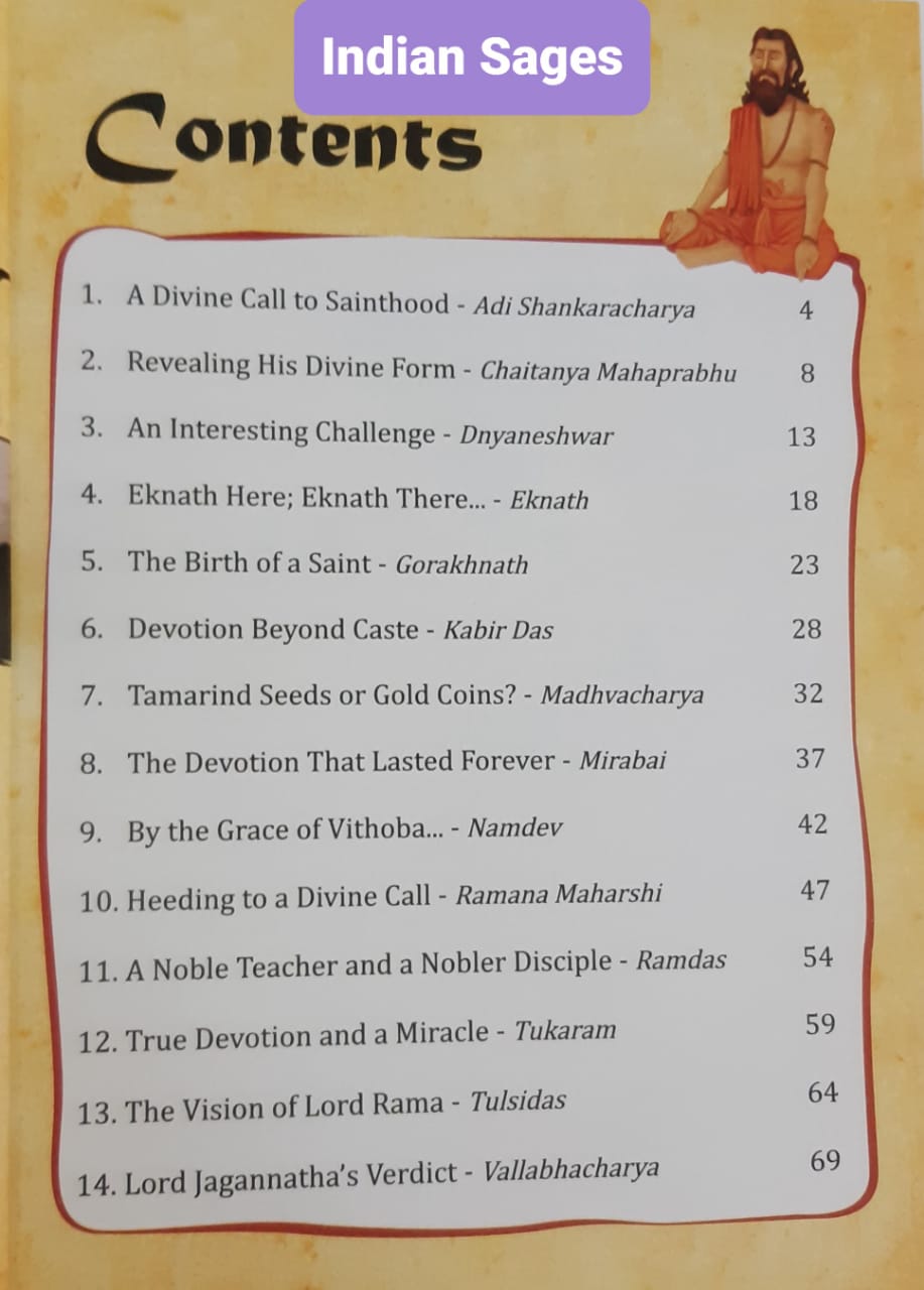 (For Elder Kids & Teens) Famous Illustrated Mahabharata/Ramayana/Bhagavad Gita/Indian Sages ...