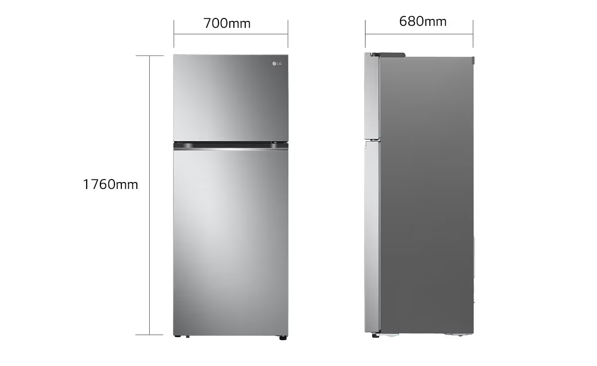 LG Smart Inverter Refrigerator 423L GN-B392PXBK / GN-B392PLGK | Shopee ...