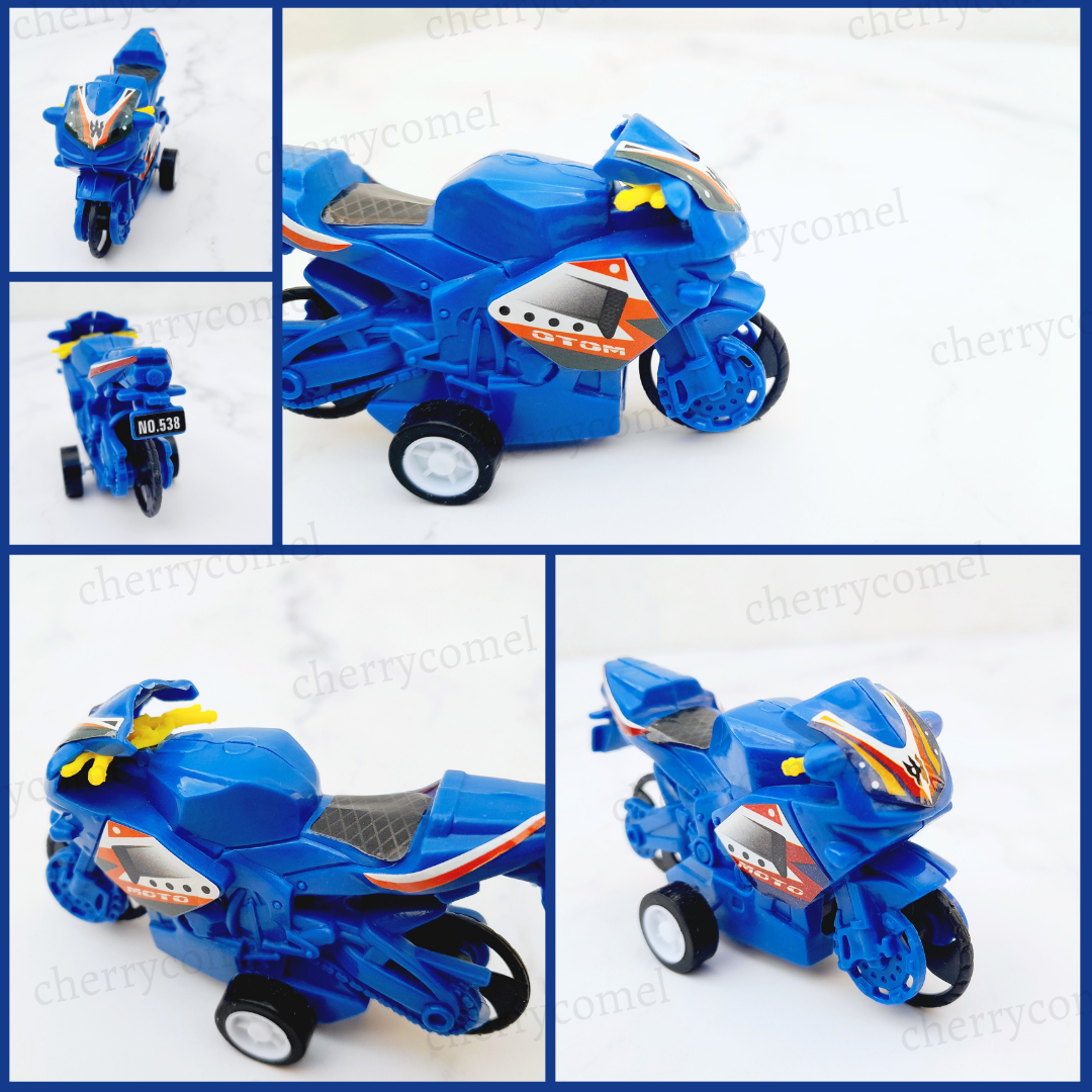 Superbike Pull Back Toy Vehicle Motorbike Toys Motorcycle Mainan Motor ...