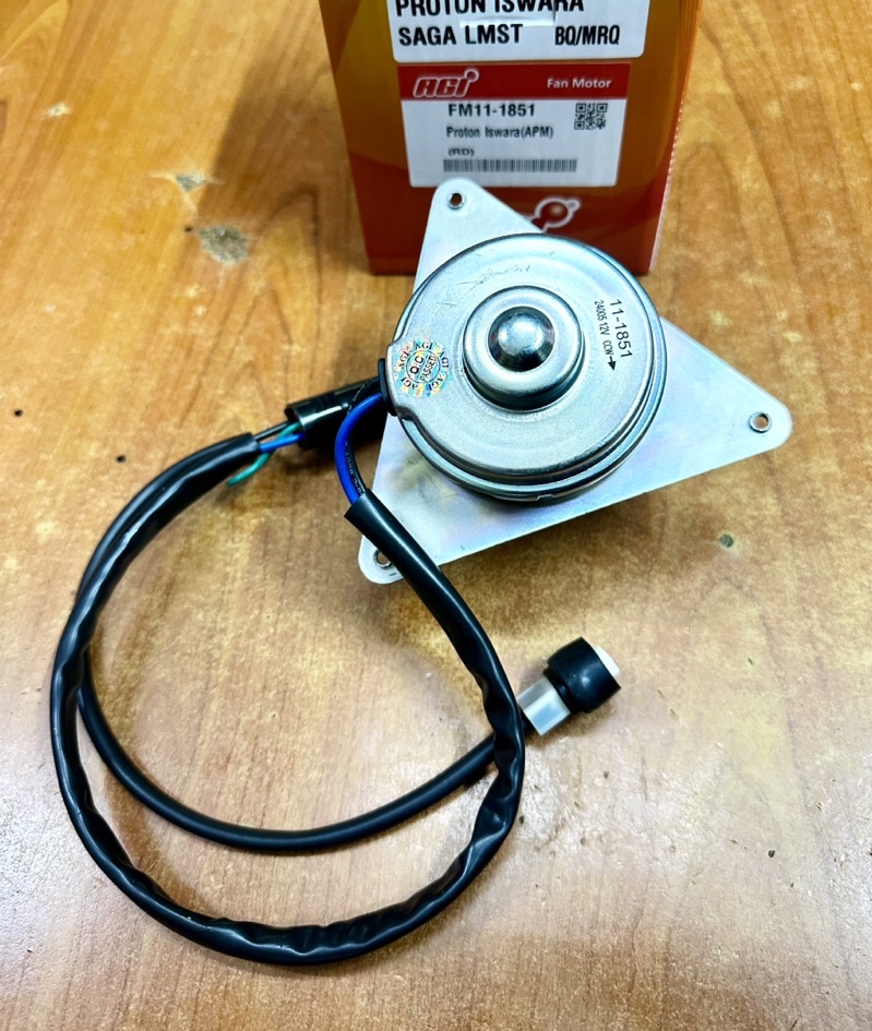 PROTON ISWARA SAGA LMST (APM TYPE) RD RADIATOR FAN MOTOR FM11-1851 AGI ...