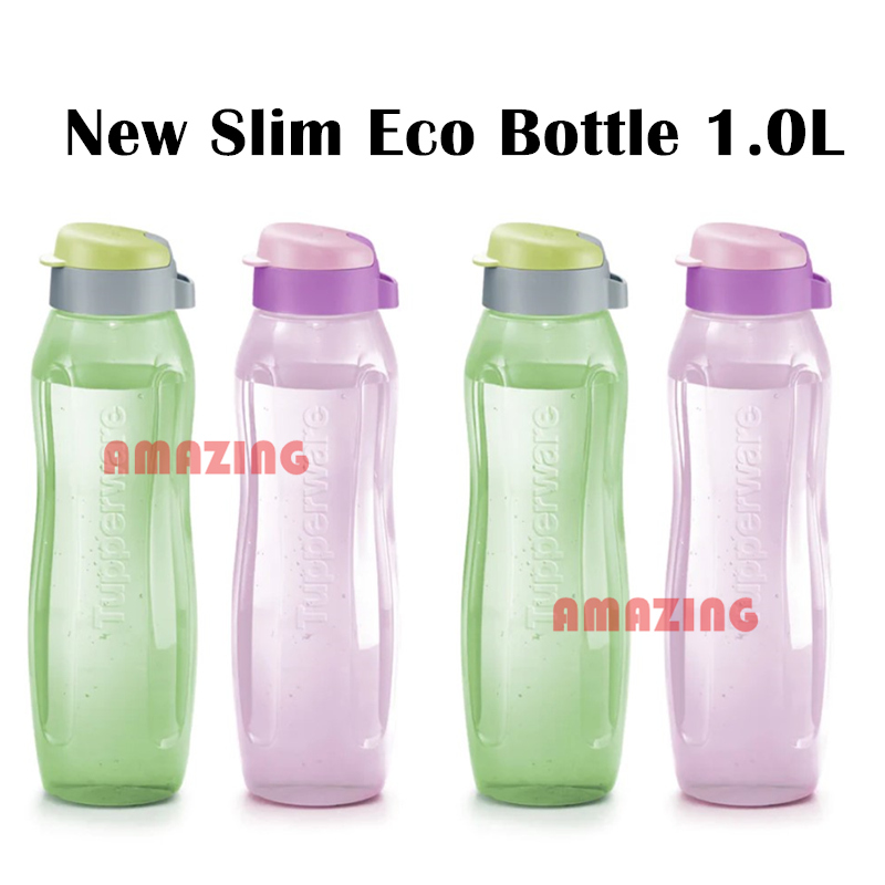 Tupperware Slim Eco Bottle 1.0L/500ml (Pouch) (BPA-Free) (Free Shipping ...