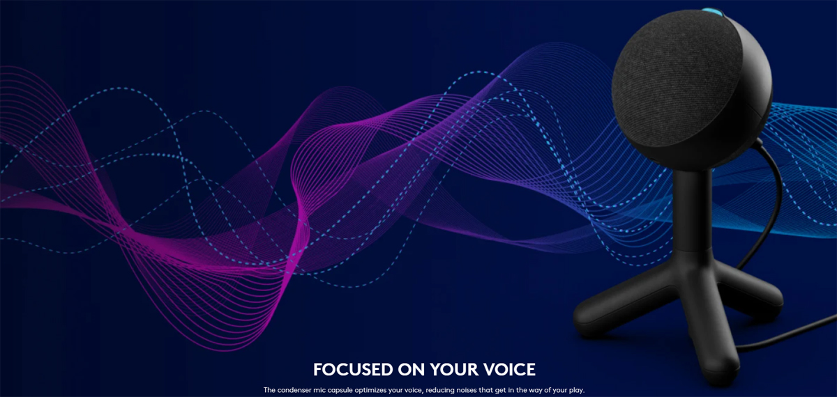 Logitech G Yeti Orb Condenser RGB Gaming Microphone with LIGHTSYNC, USB ...
