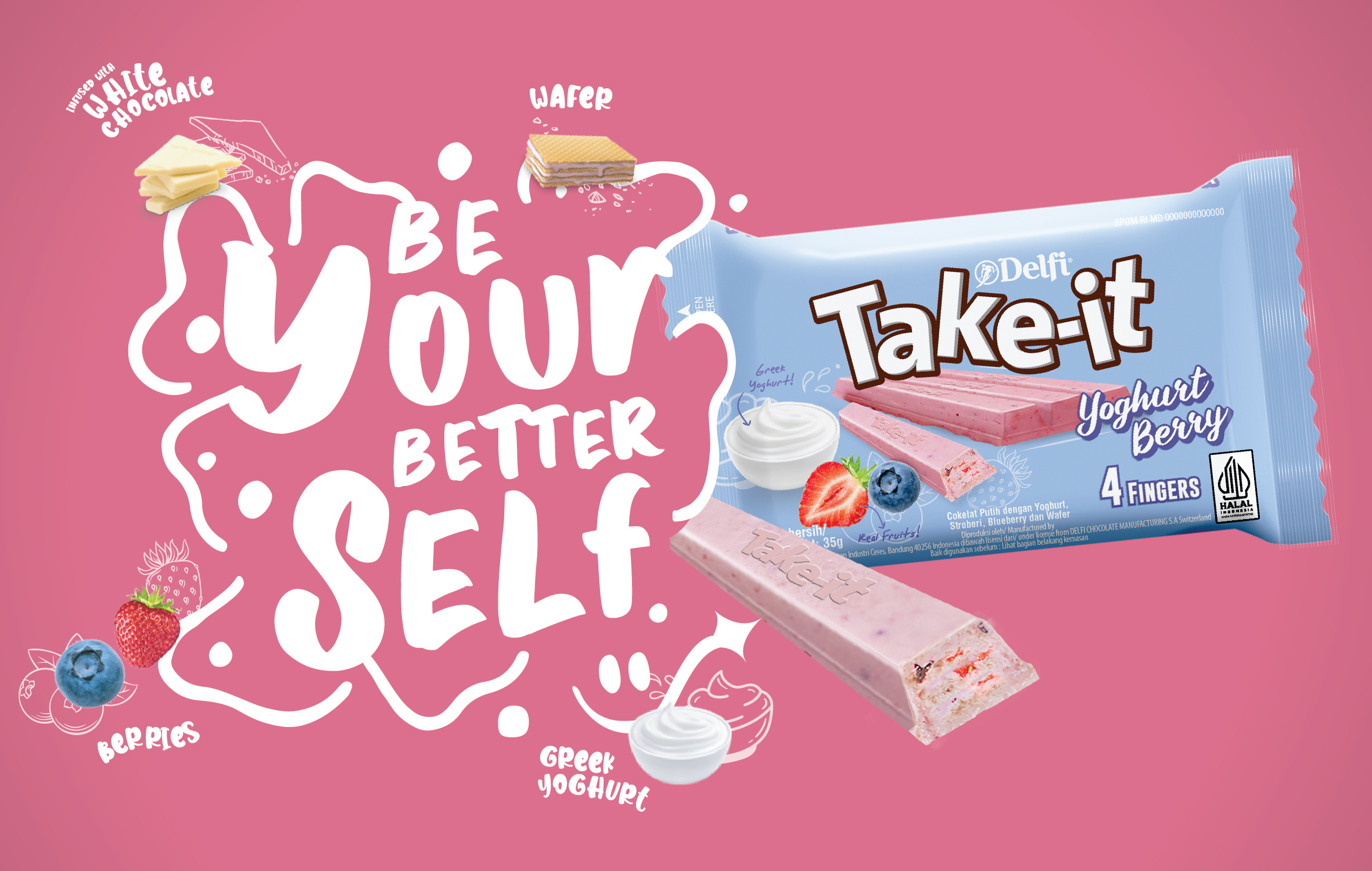 Delfi Take-It Wafer Fingers Chocolate - Assorted (16g/35g/96g) | Shopee ...