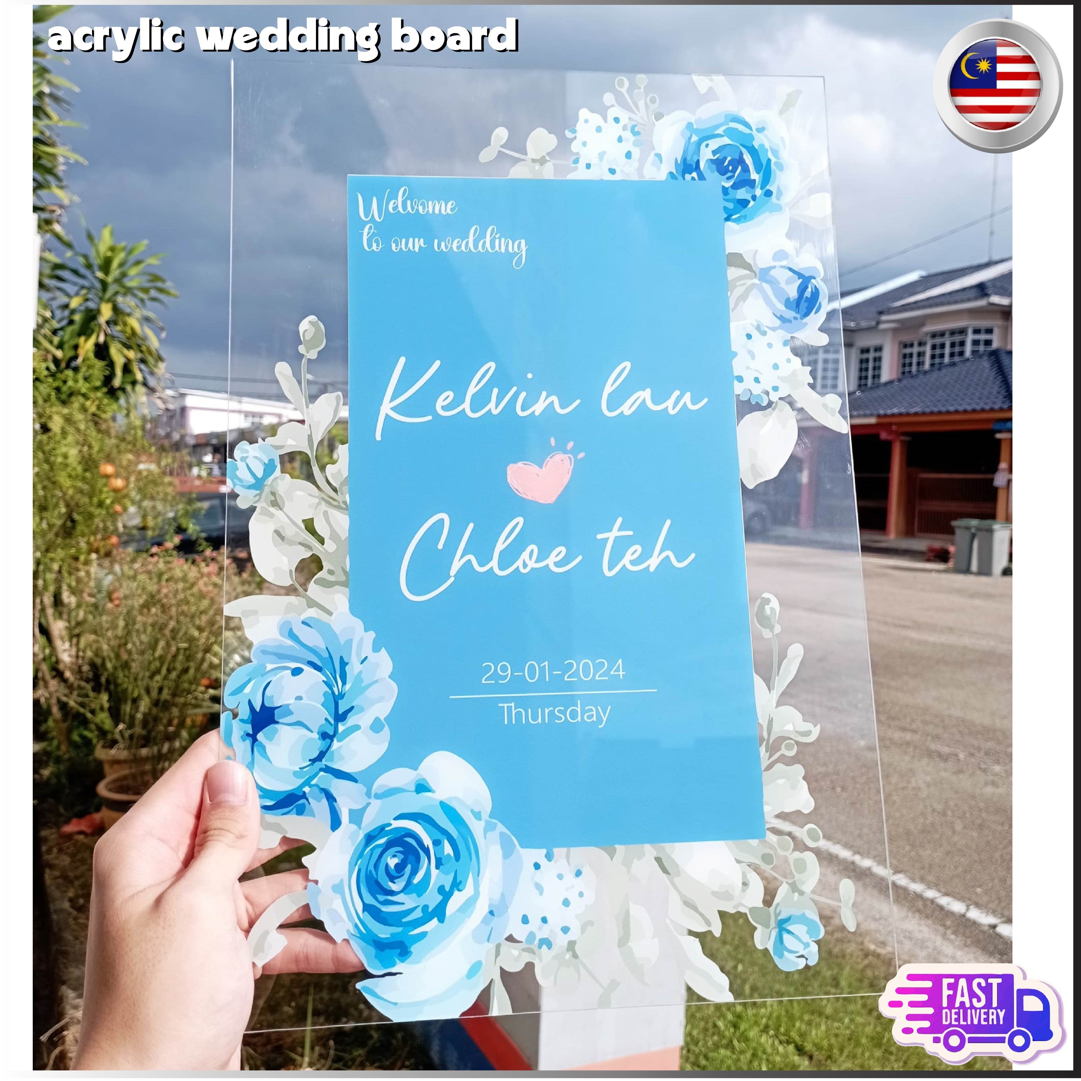 15Design Wedding Board [Custom] Personalized Acrylic Wedding Signage ...