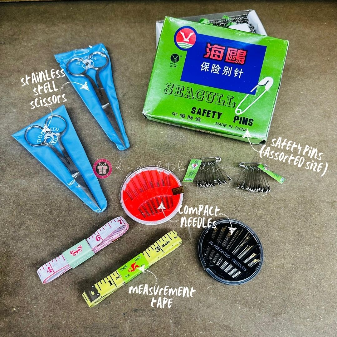 Sewing Kits DIY Multi-function Sewing Tools Jarum Jahit Compact Needles ...