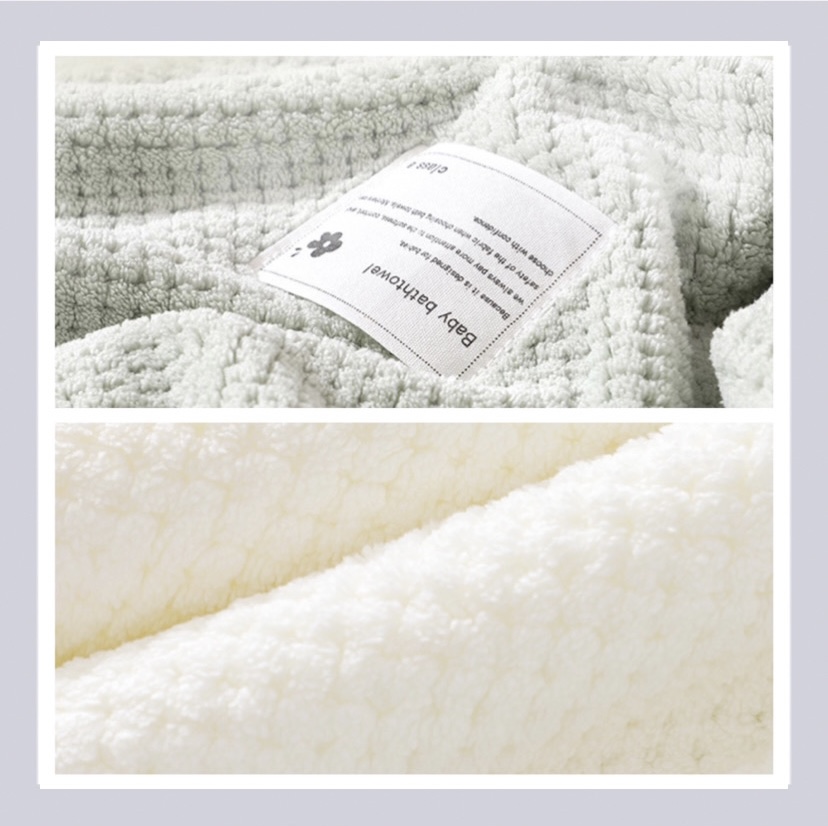 Super Soft Baby Bath Towel Kids Newborn High Absorbent Kain Tuala Mandi ...