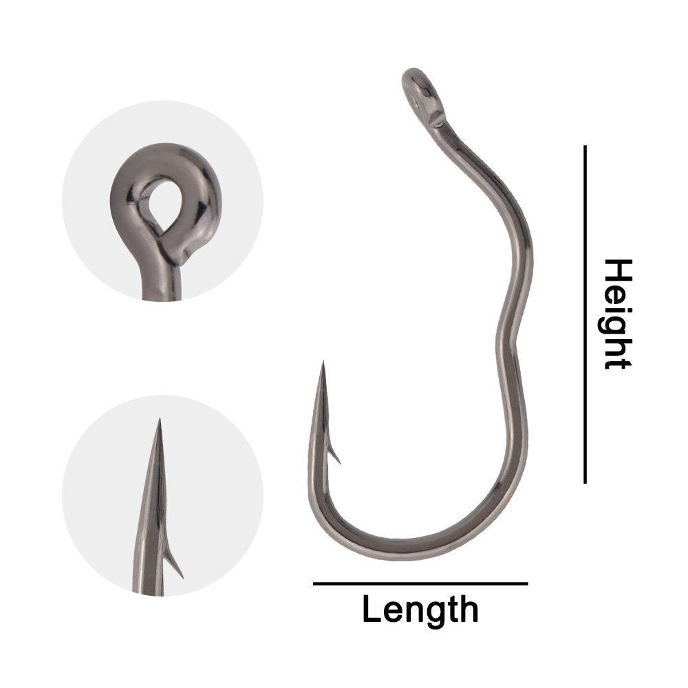 (6-10'S) Fire Eagle Auto Flip Hook DX 477BN Fishing Hook Automatic ...