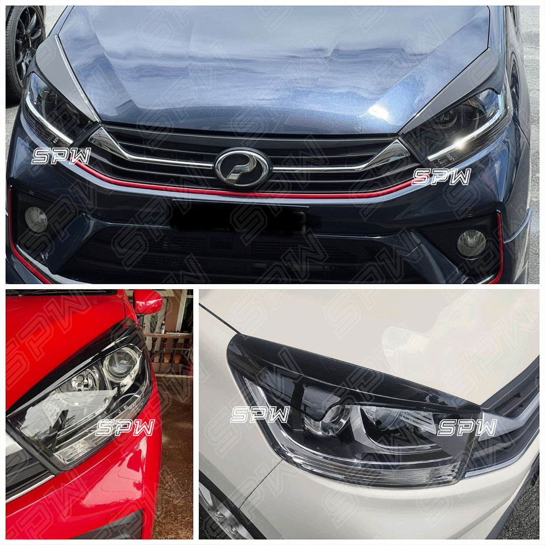 Perodua Axia (2014-2022) Eyelid Eye Lip Eyebrow Cover Head Lamp Head ...
