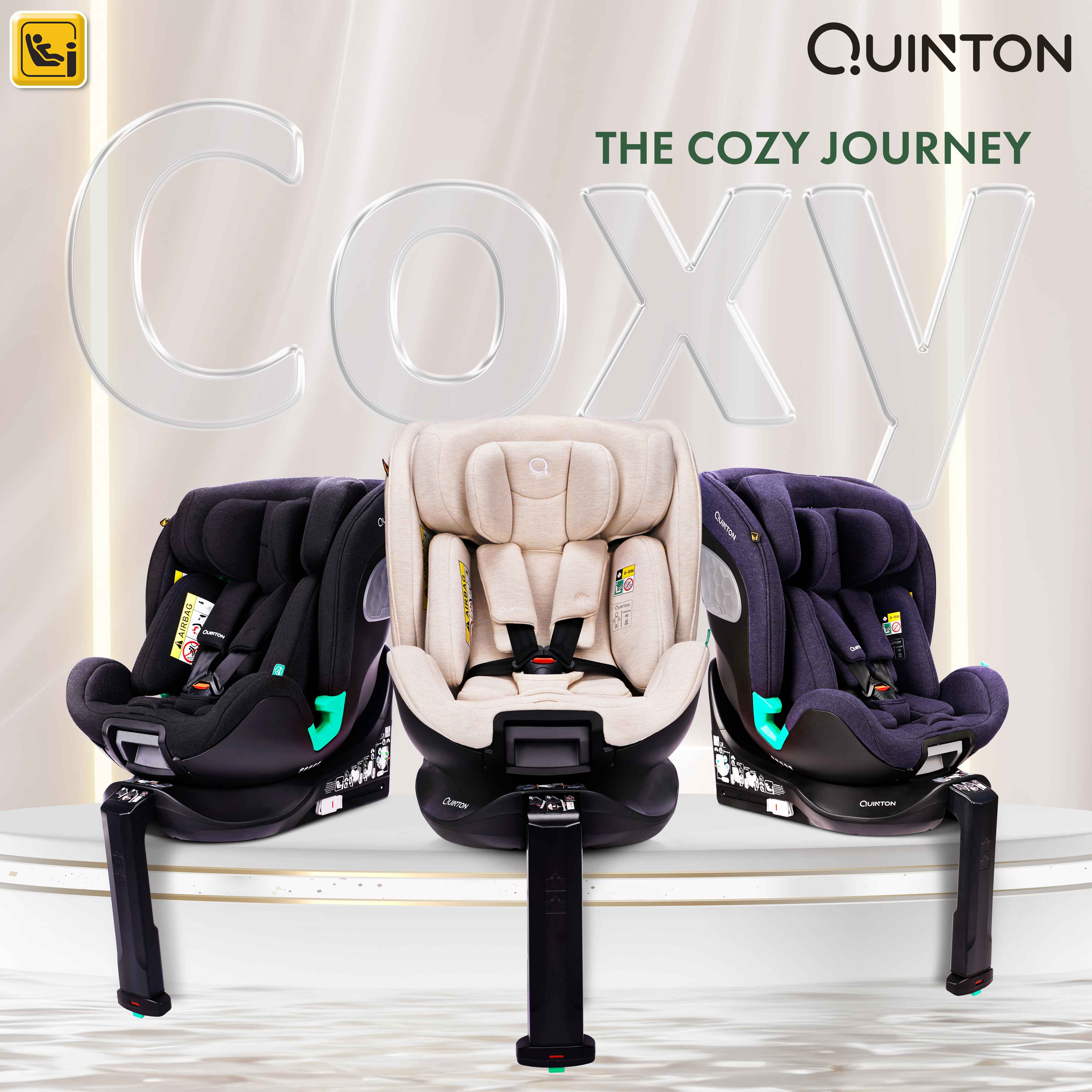 Quinton Coxy 360 Car Seat – Kerusi Keselamatan Bayi Selesa dan ...