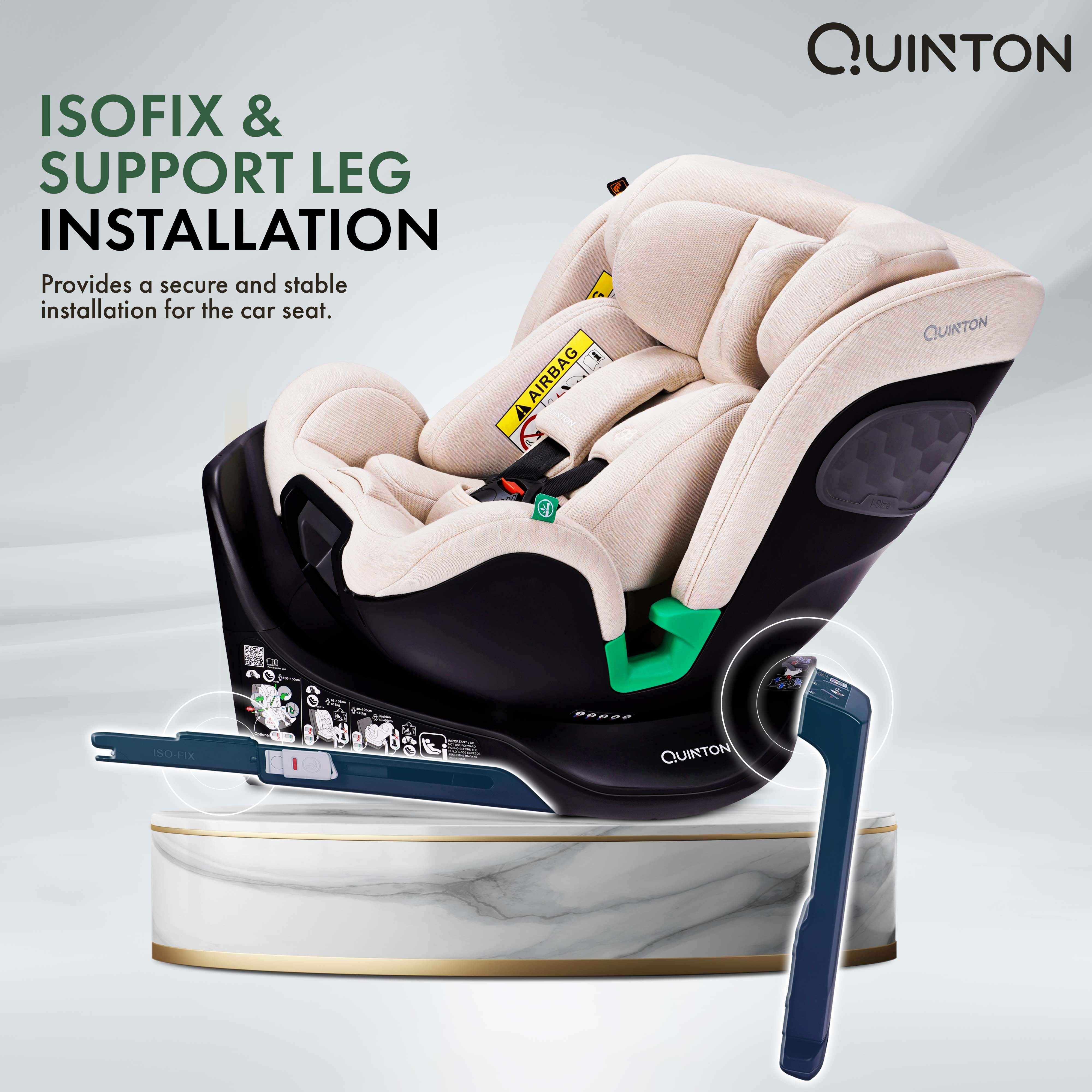 Quinton Coxy 360 Car Seat – Kerusi Keselamatan Bayi Selesa dan ...