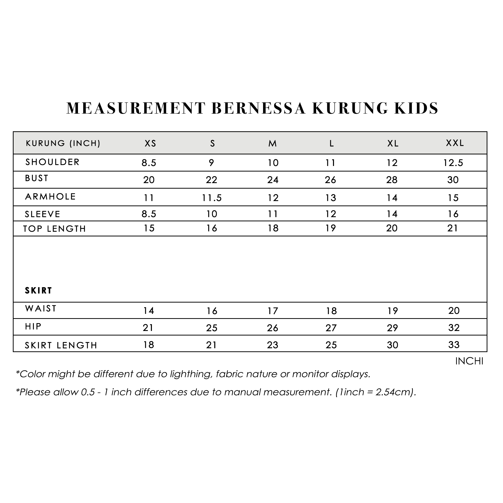 JANNAHNOE LEBARAN 24 - Bernessa Kurung Kids | Shopee Malaysia