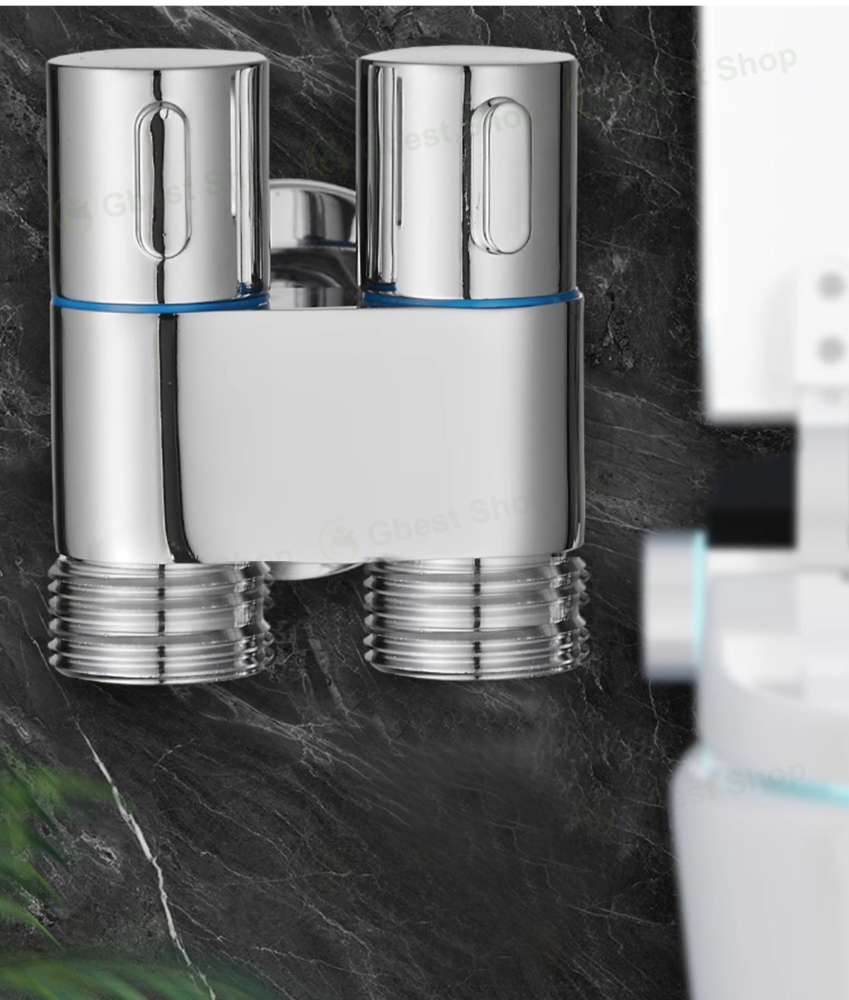 two way water valve Dual Control Valve Washing Machine Bidet Bathroom ...