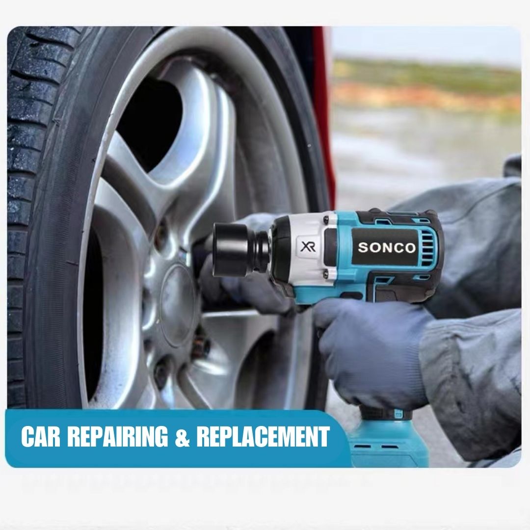 SONCO 580Nm Heavy Duty 21V Cordless Impact Wrench Electric 1/2 Inch ...