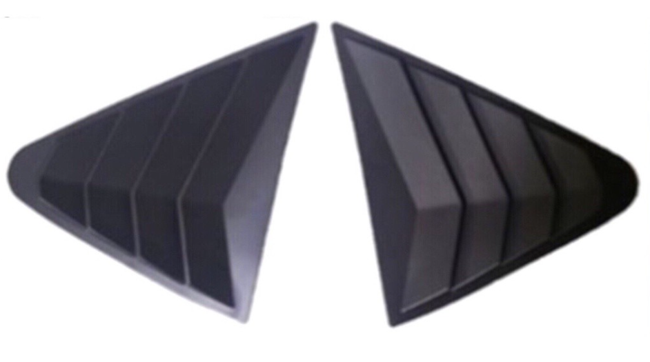 Perodua Myvi Window Cover Mustang Shark Fin Sport Style Matte Black ...