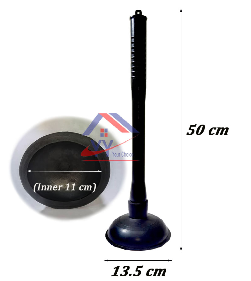 Toilet Plunger(Black)/Toilet Pump/Pump Tandas/Sumbat Pressure Suction ...