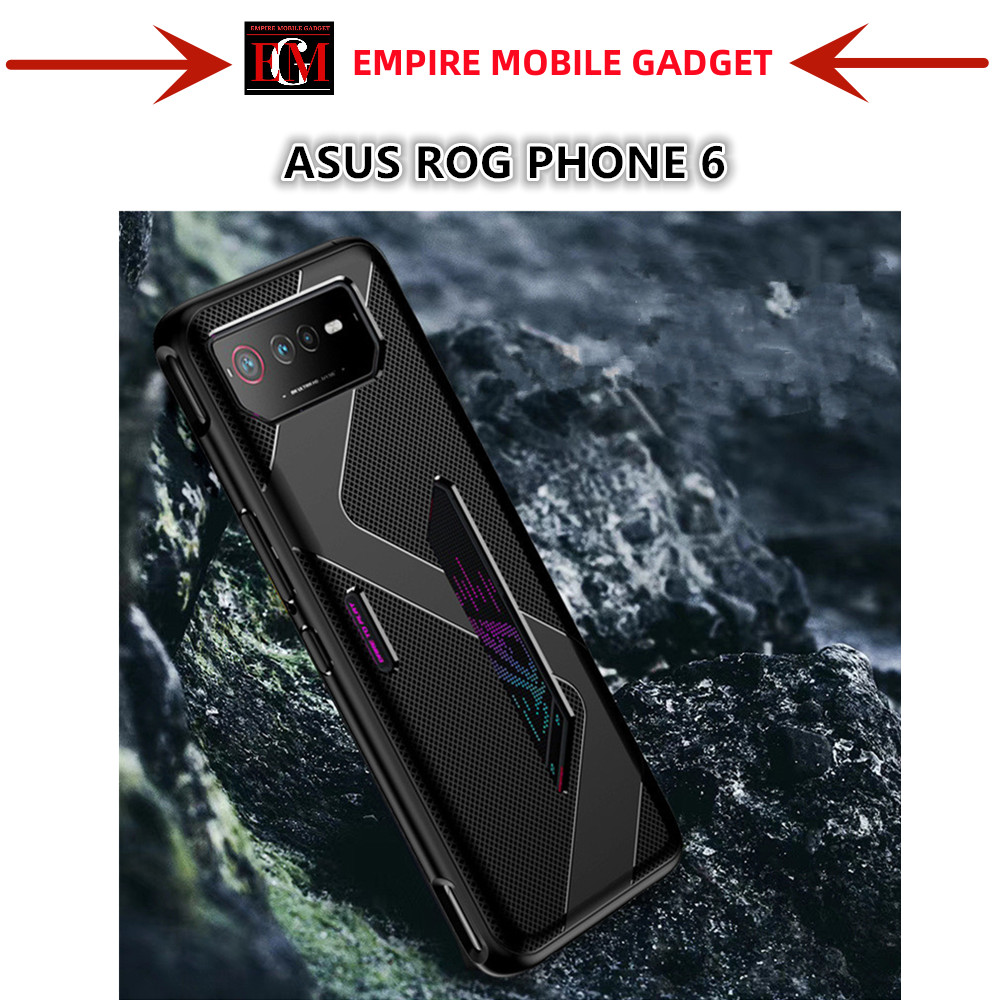 Asus ROG Phone 2 / ROG 5 / ROG 6 6D / ROG 7 / ROG 8 8PRO Soft TPU Silicone Bumper Gaming Back ...