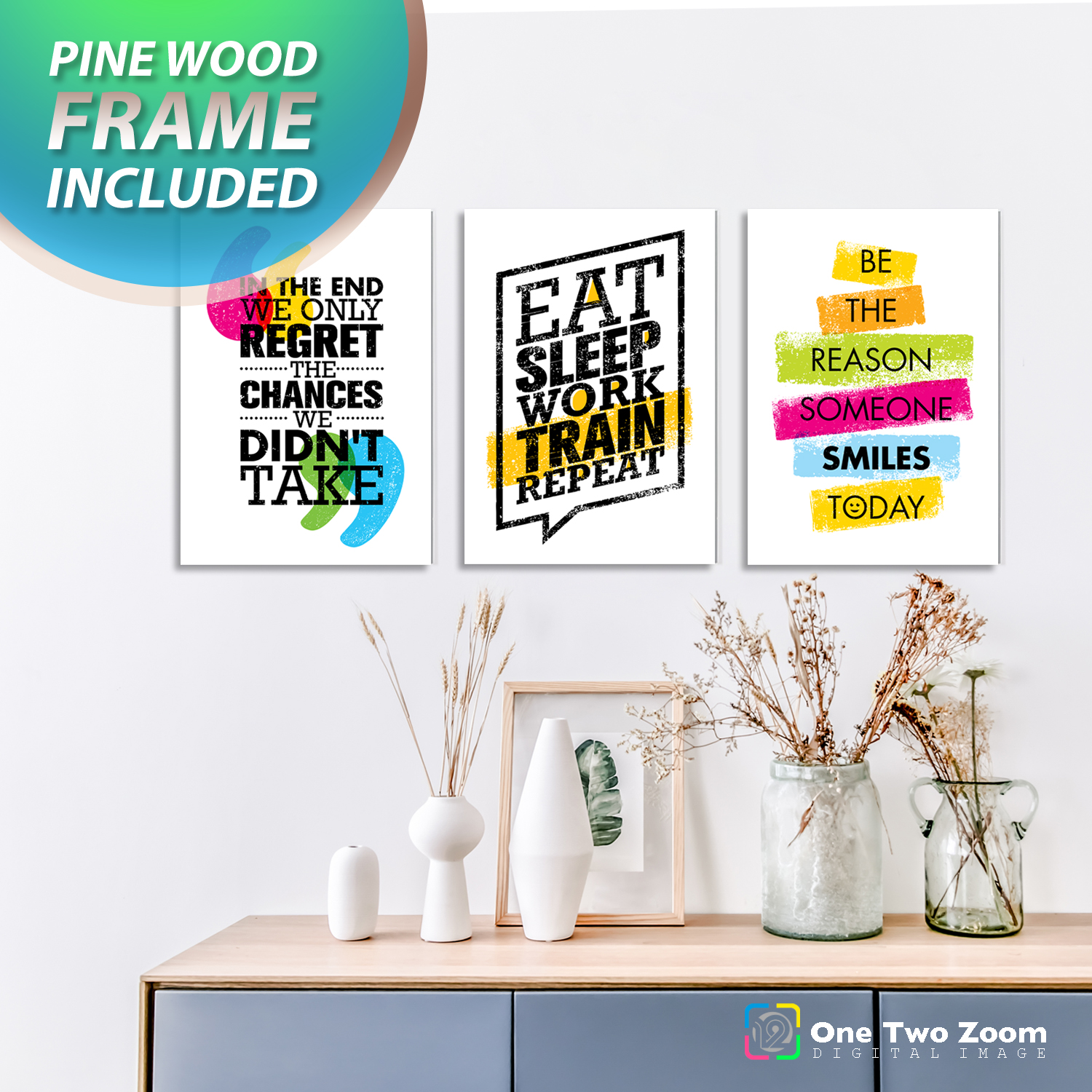 Motivational Poster Frame | Wall Art Poster Frame | Inspiration Wall ...