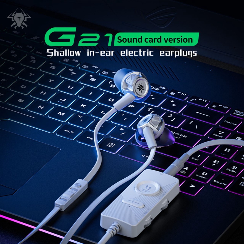PLEXTONE G21 With Soundcard Noise Reduction Magnetic In Ear Earphone ...