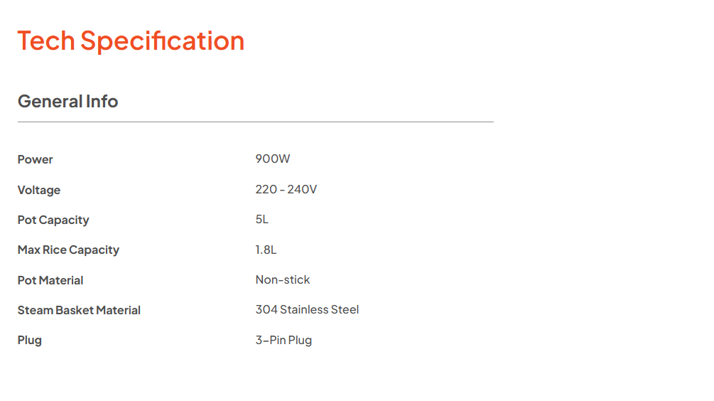 Russell Taylors 1.8L Digital Low Sugar Rice Cooker RC10 | Philips 1.8L ...