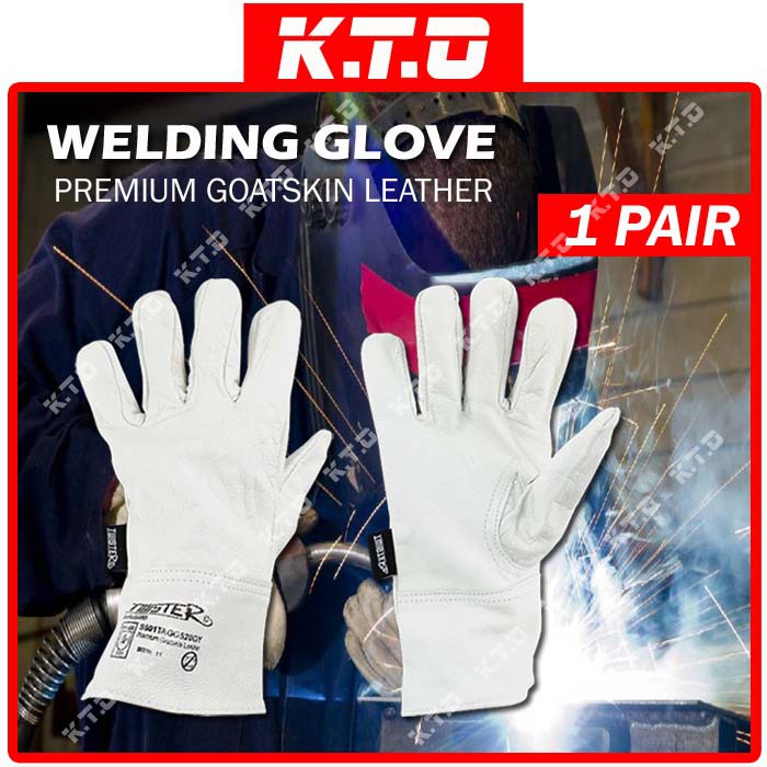 Argon Glove Twister Welding Leather Hand Glove Premium Goatskin Leather / Sarung Tangan Kimpalan ...