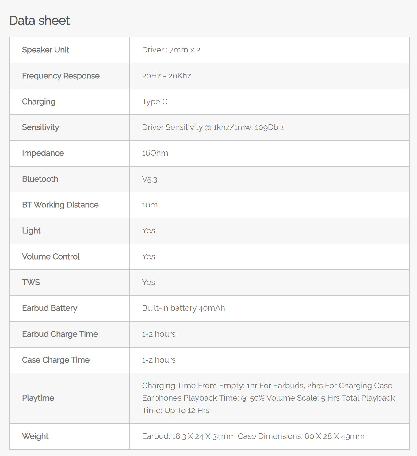 VINNFIER MOMENTO 1 TWS TRUE WIRELESS BLUETOOTH EARBUDS WITH LIGHT ...