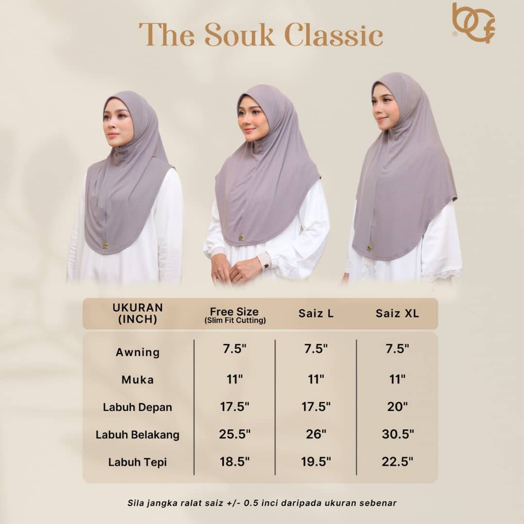Readystock | XL SERENADE RAYA | Tudung SOUK ByCheFiza | KEMBALI RAYA ...