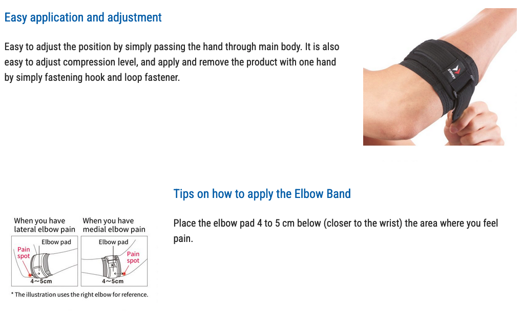 ZAMST Elbow Band (Elbow Brace Support) | Shopee Malaysia
