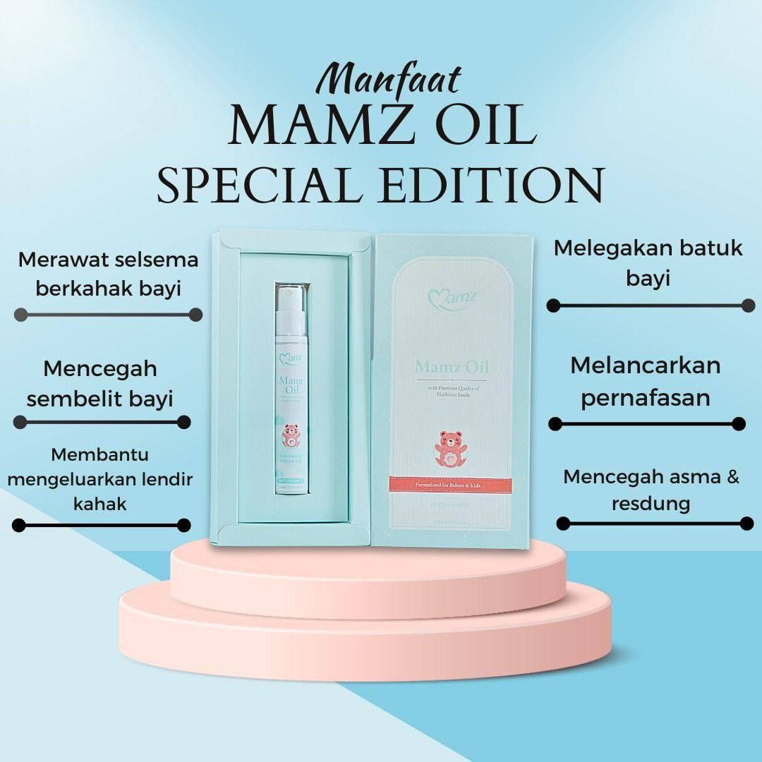 Set Mini Mamz Oil Habbatussauda Spray Travel Kahak Selsema Batuk ...
