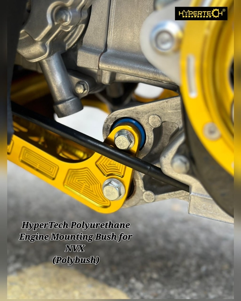 HYPERTECH ENGINE MOUNTING POLYBUSH FOR NVX AEROX V1/V2 ENGINE BUSH ...