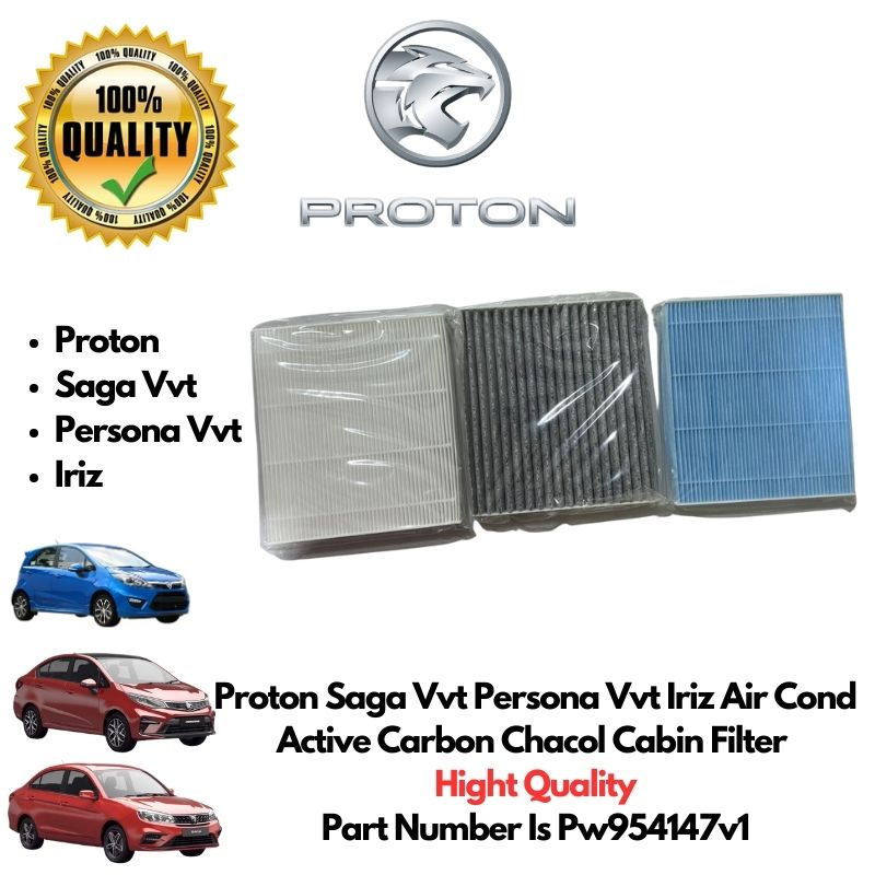 Proton Saga Vvt Persona Vvt Iriz Air Cond Active Carbon Chacol Cabin ...