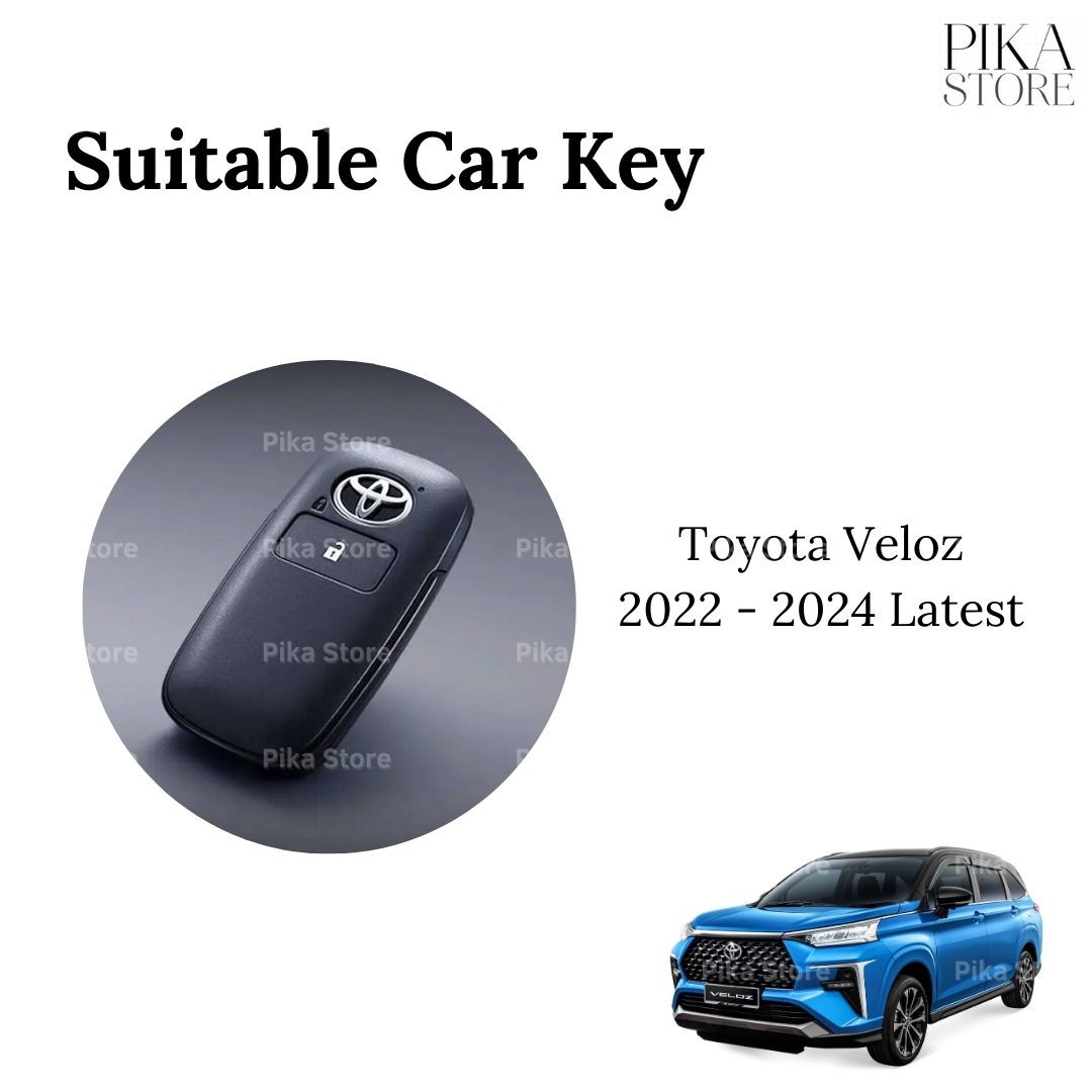 Toyota Veloz Key Cover Cartoon Cute Keyless Remote Car Key Case Sarung ...