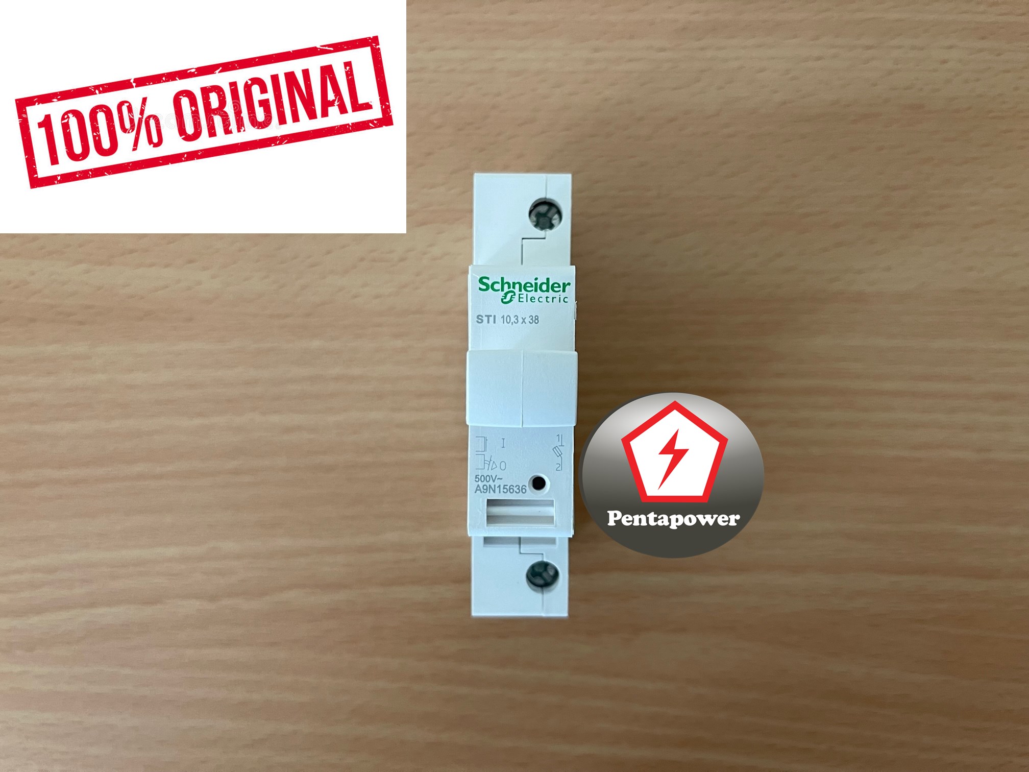 SCHNEIDER A9N15636 Acti 9 - fuse-disconnector STI - 1 pole - 25 A - for fuse 10.3 x 38 mm fuse ...