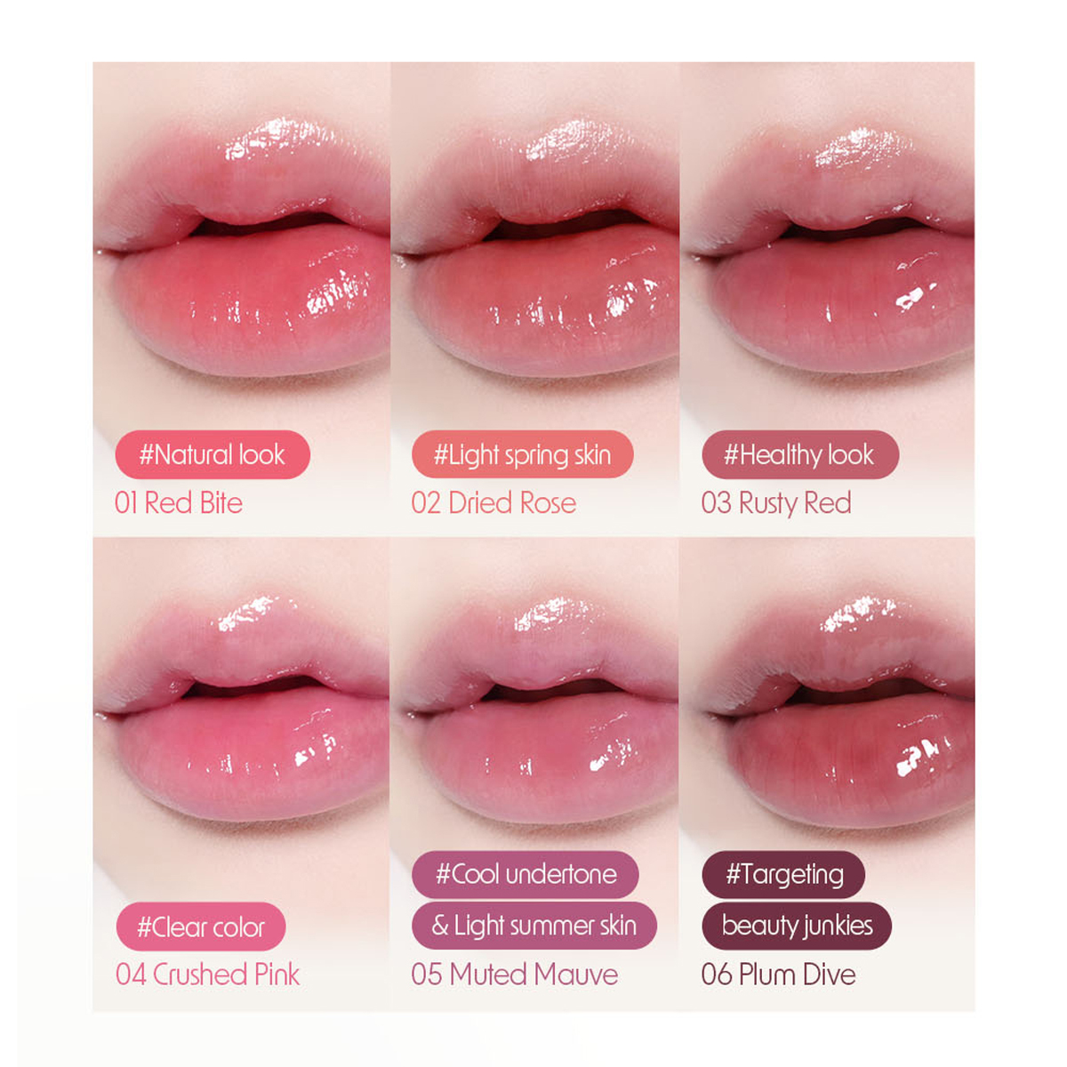 The Face Shop Code Glokolor Colour Lipcerin ™ - 6 Shades (15ml ...