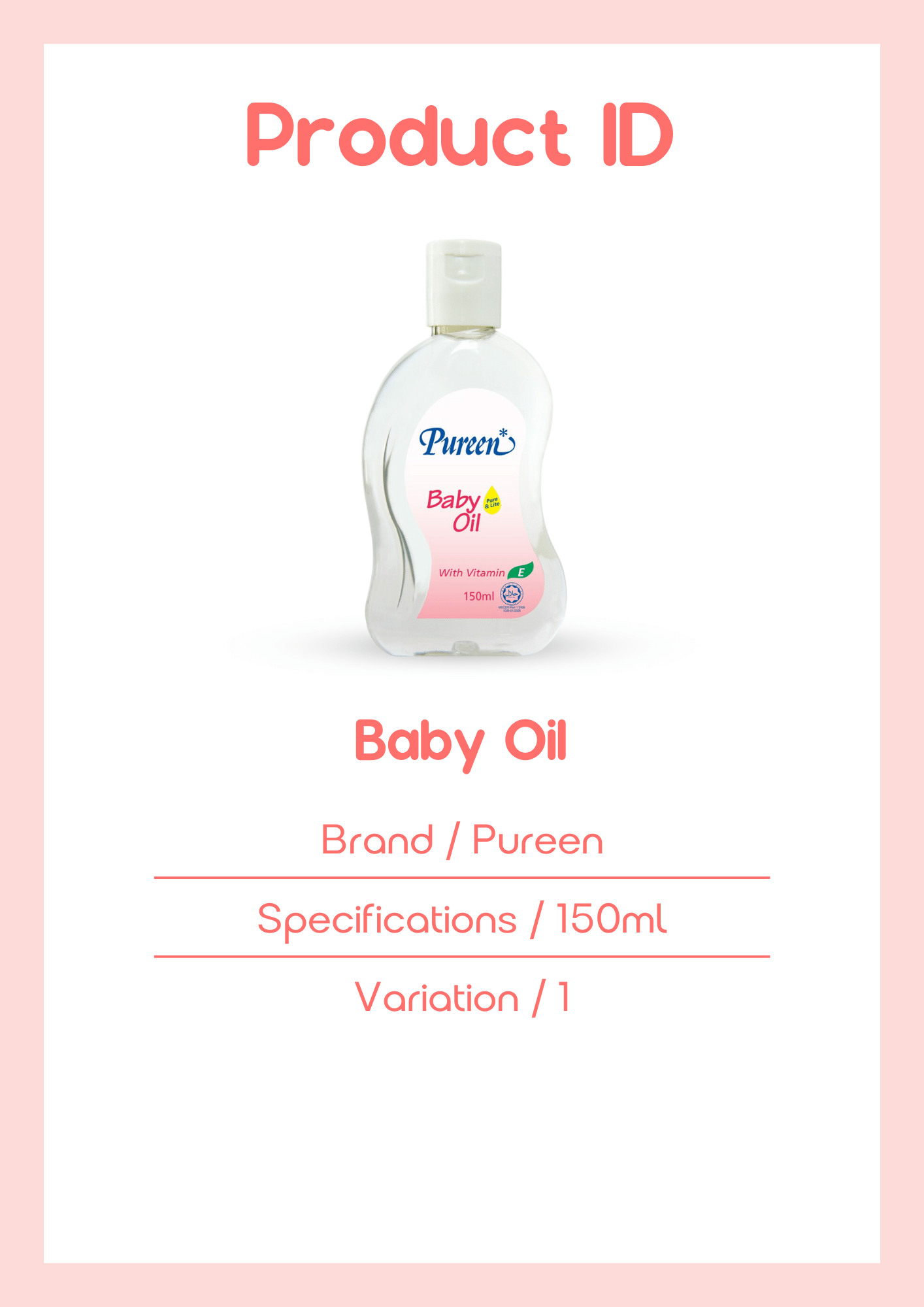 Pureen Baby Oil (150ml) | Shopee Malaysia
