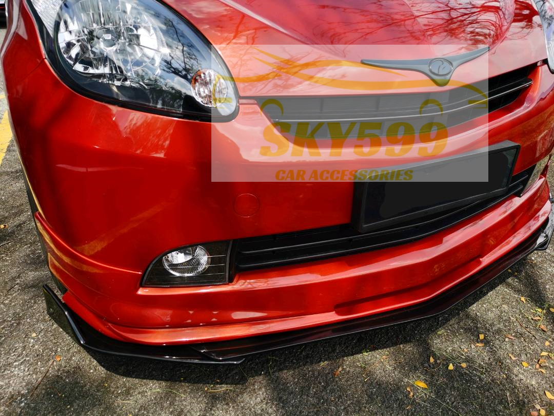 Perodua Myvi 2005-2010 Front Bumper Diffuser Lip Wrap Angle Splitters ...