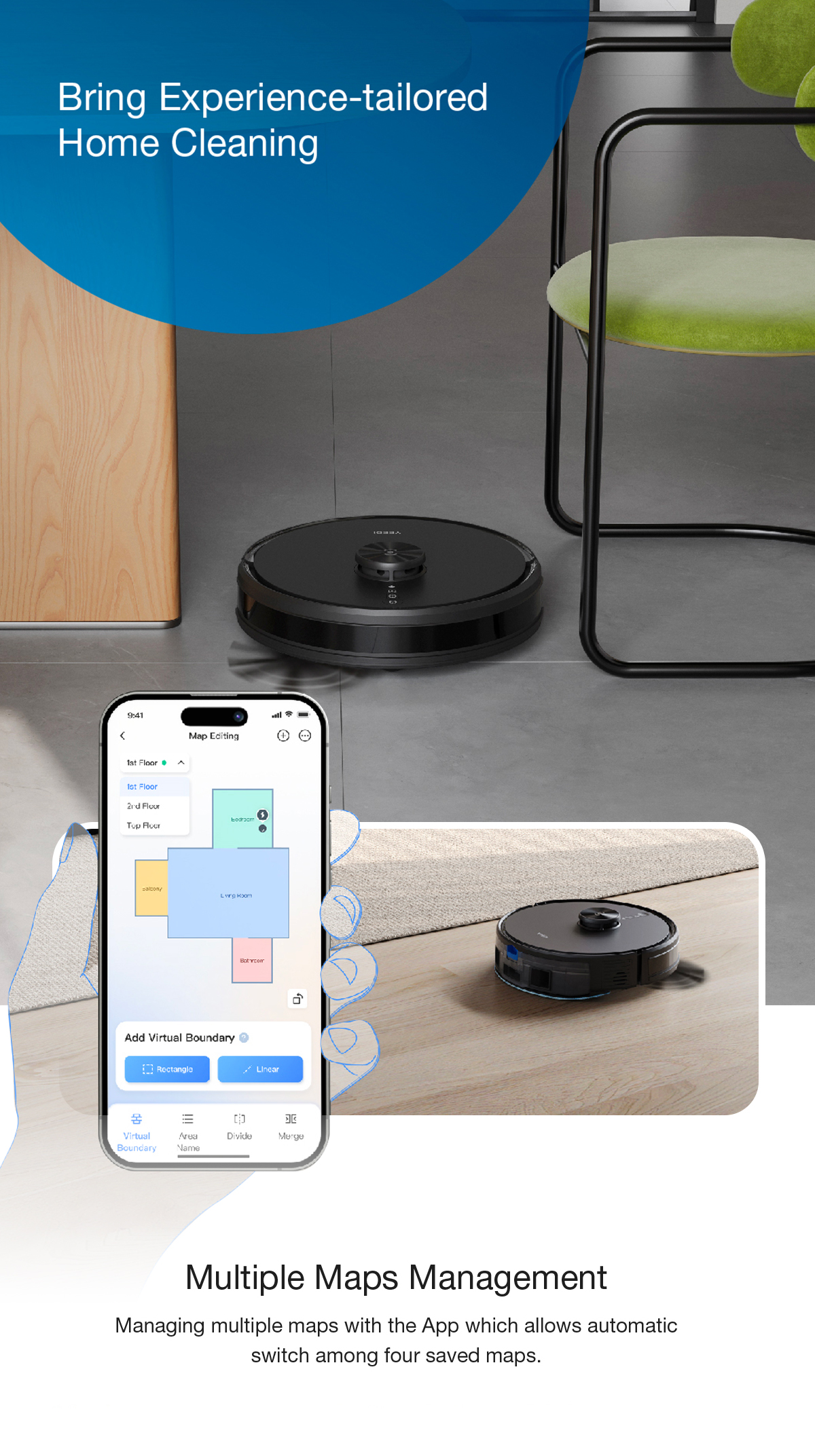 [NEW] ECOVACS YEEDI Y1 Pro / Pro Plus Robot Mop Vacuum | 6500PA | 150 ...