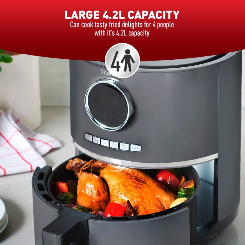 Tefal Ultra Fry Healthy Air Fryer 4.2L | EY111B40 EY111B Grill Toast Pizza 空氣炸鍋 Penggoreng Udara ...