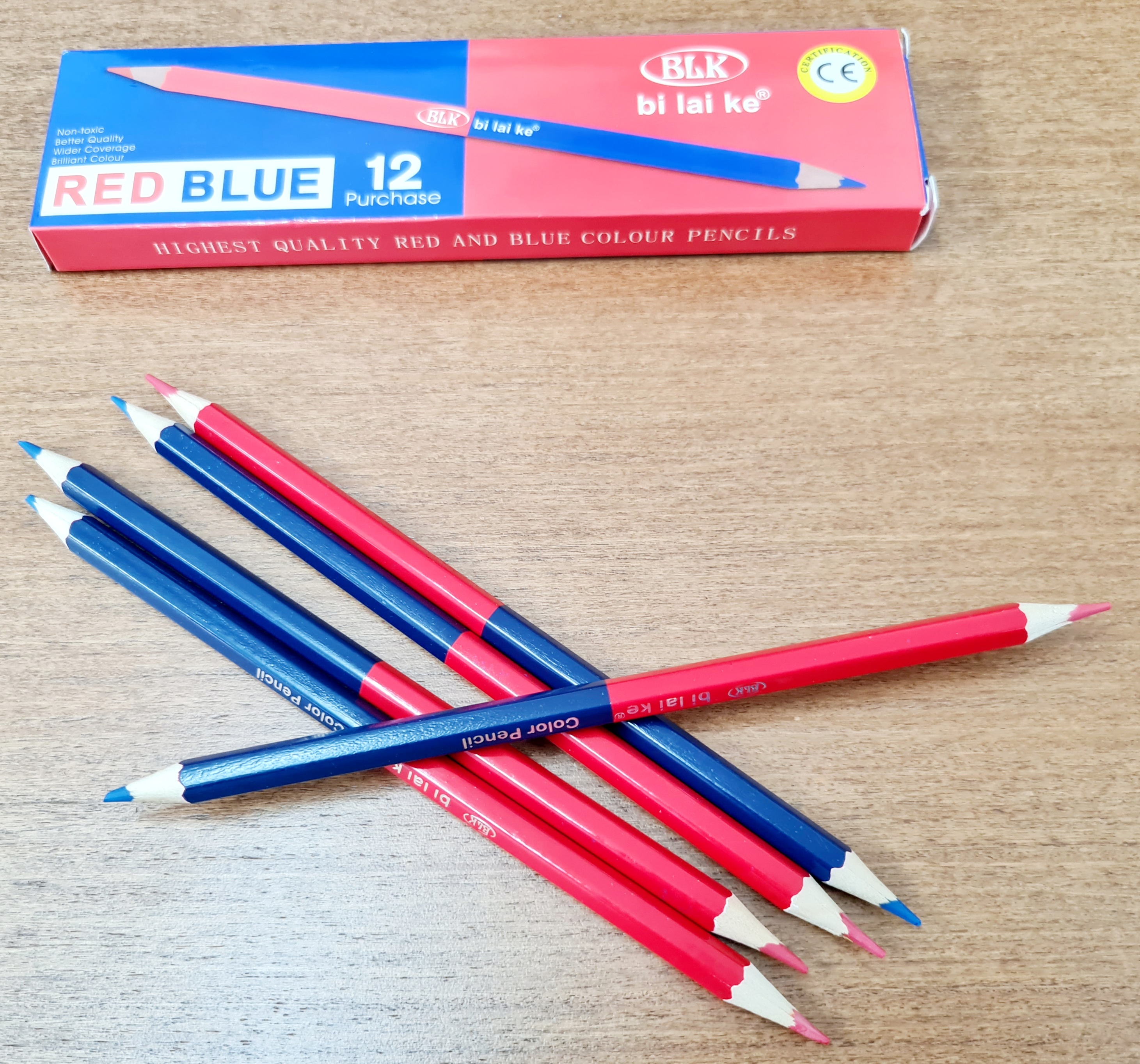 BLK RED BLUE COLOUR PENCIL / PENSIL TUKANG JAHIT / KAPUR PENSIL TUKANG ...