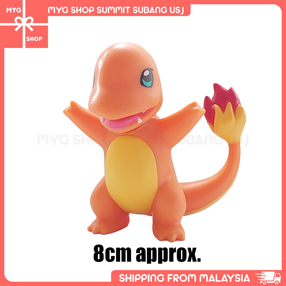 Pokemon Go Mini Figurines Collectibles Miniatures Pikachu Charmander ...