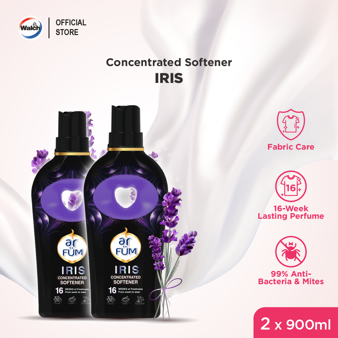 ar FÜM Concentrated Fabric Softener Iris (900ml x 2) | Shopee Malaysia