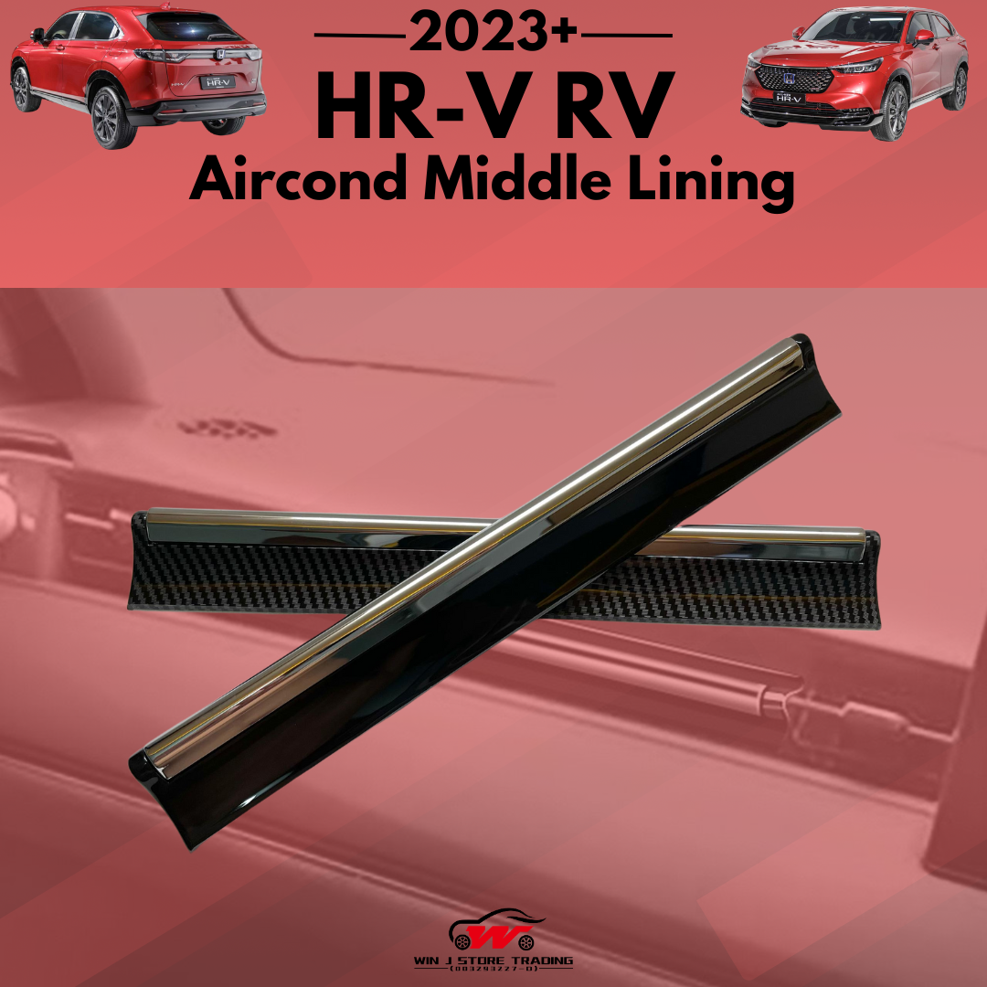 Honda HR-V HRV RV 2022-2024++ Carbon Fiber Trim/Glossy Black Aircond ...