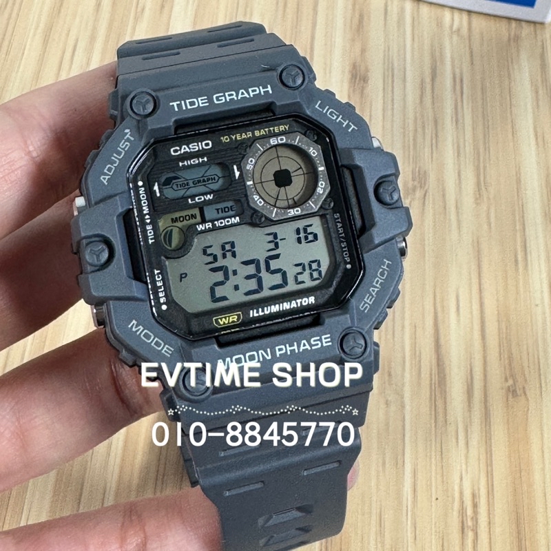 100% ORIGINAL CASIO DIGITAL WS-1700H-1AV / WS-1700H-5AV / WS-1700H-8AV ...