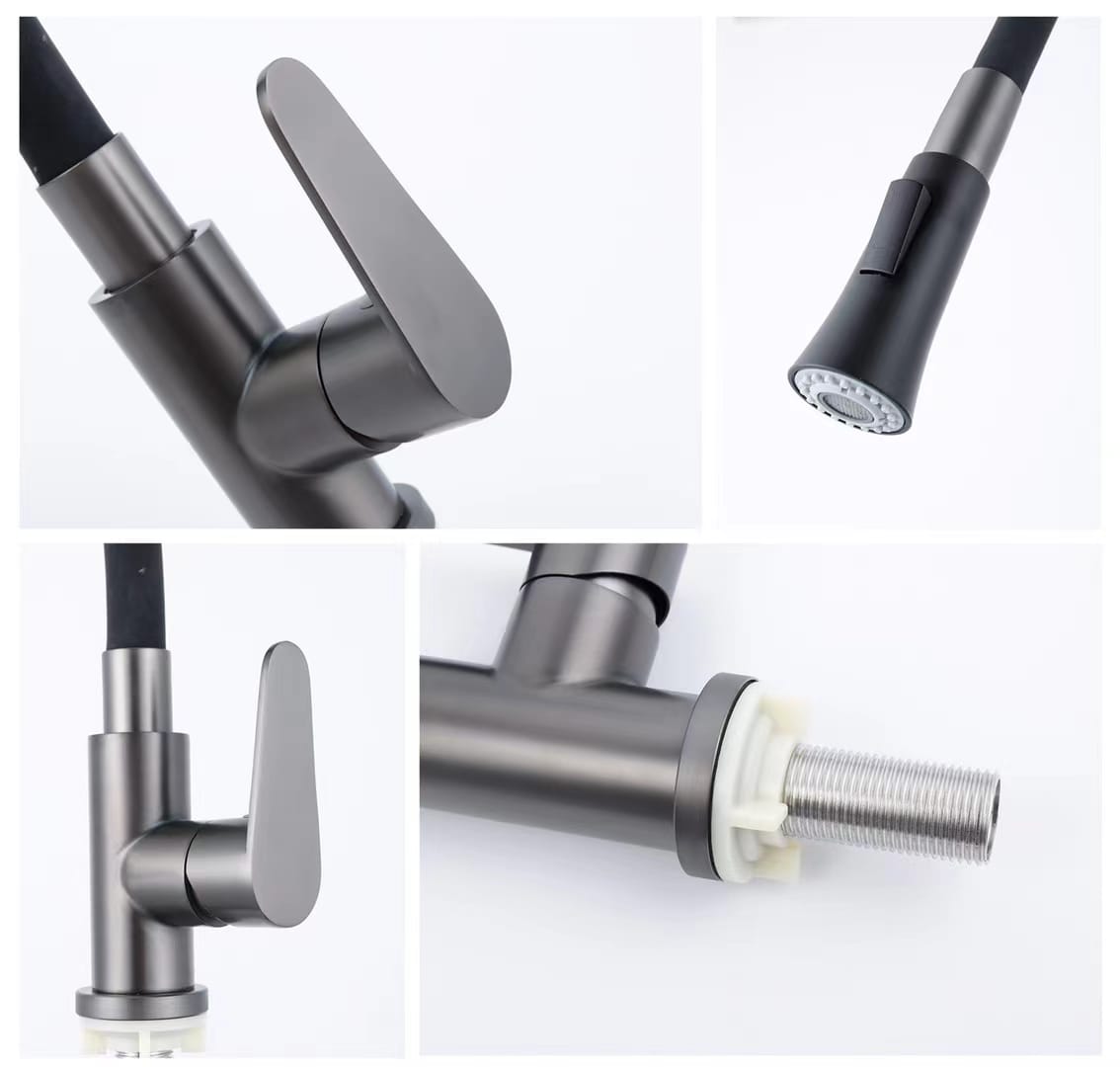 SUS304 Single Cold Kitchen Tap (Heavy Duty) Best Quality Two Ways ...