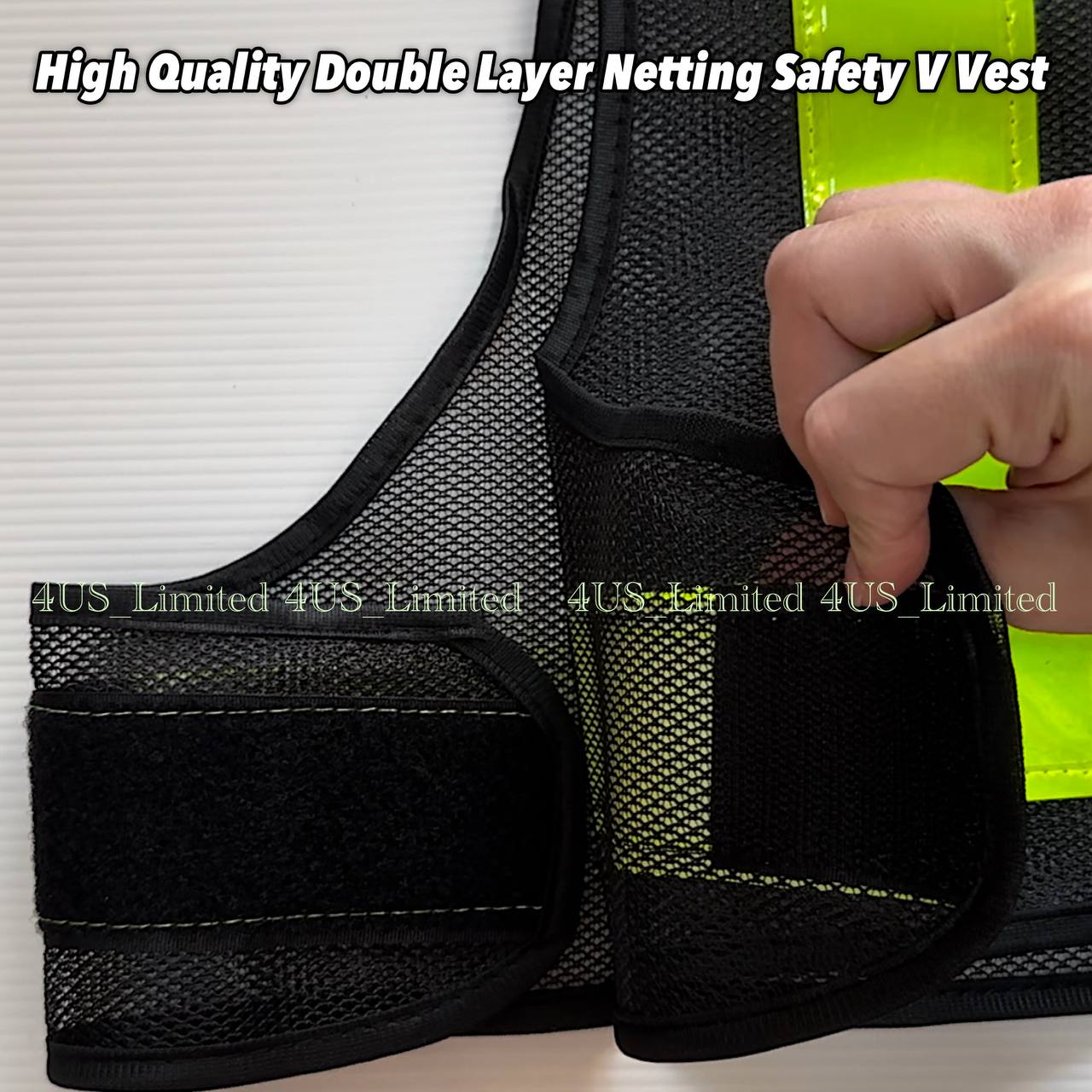 SAFETY VEST V NETTING WITH REFLECTOR | REFLECTIVE SECURITY VEST P2-08 ...