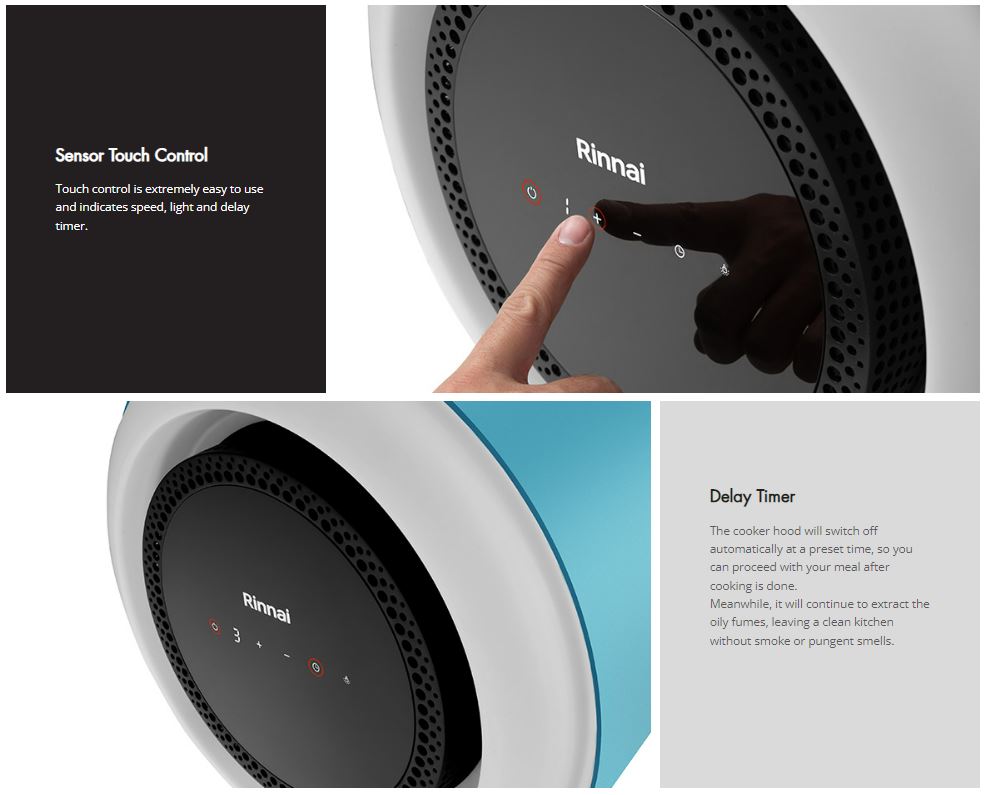 Rinnai RH-D3154 / RH D3154 - Island Hoods / Pendant Island Hood / Cooker Hood / Plasma Purifier ...